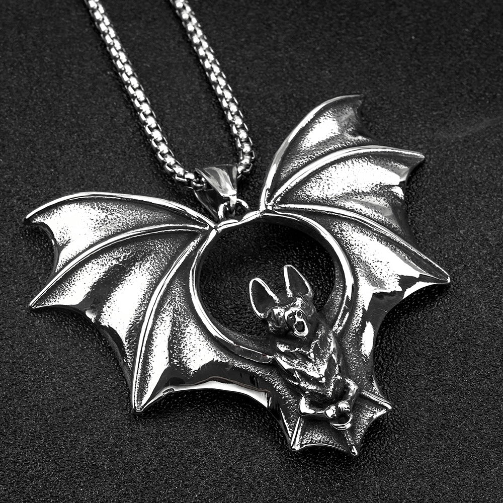 Winged Nocturne Bat | Gothic Necklace – The Nevermore